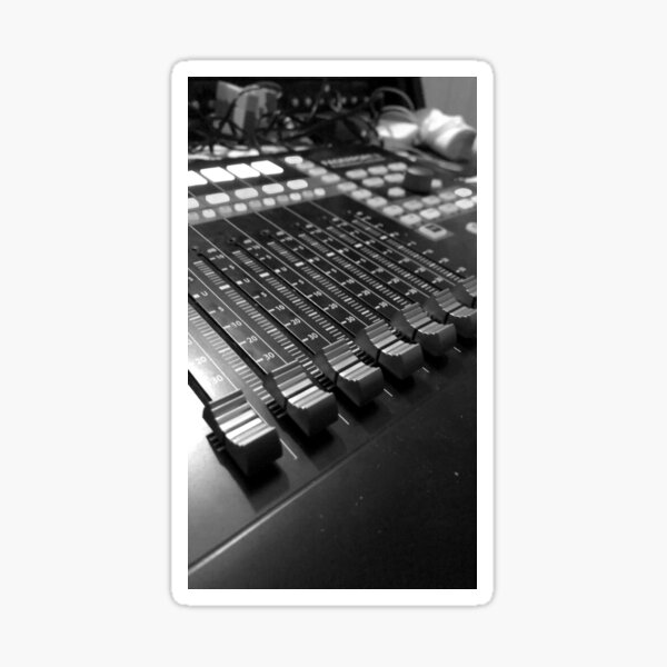 "audio controller mixer " Sticker for Sale by noahgomez | Redbubble