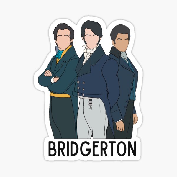 "Anthony, Benedict and Colin Bridgerton" Sticker for Sale by ...