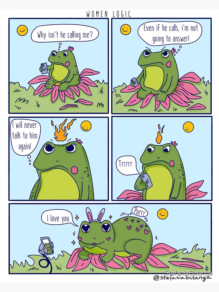 "Frog Love Comic" Sticker for Sale by StefaniaBulanga | Redbubble