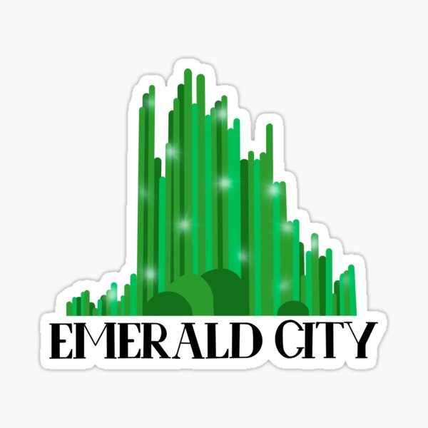 "Emerald City Wicked Musical Inspired" Sticker for Sale by aceaston ...