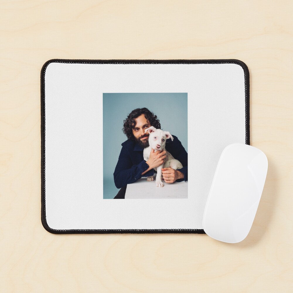 "Penn Badgley Puppy" Sticker for Sale by venicegranger | Redbubble