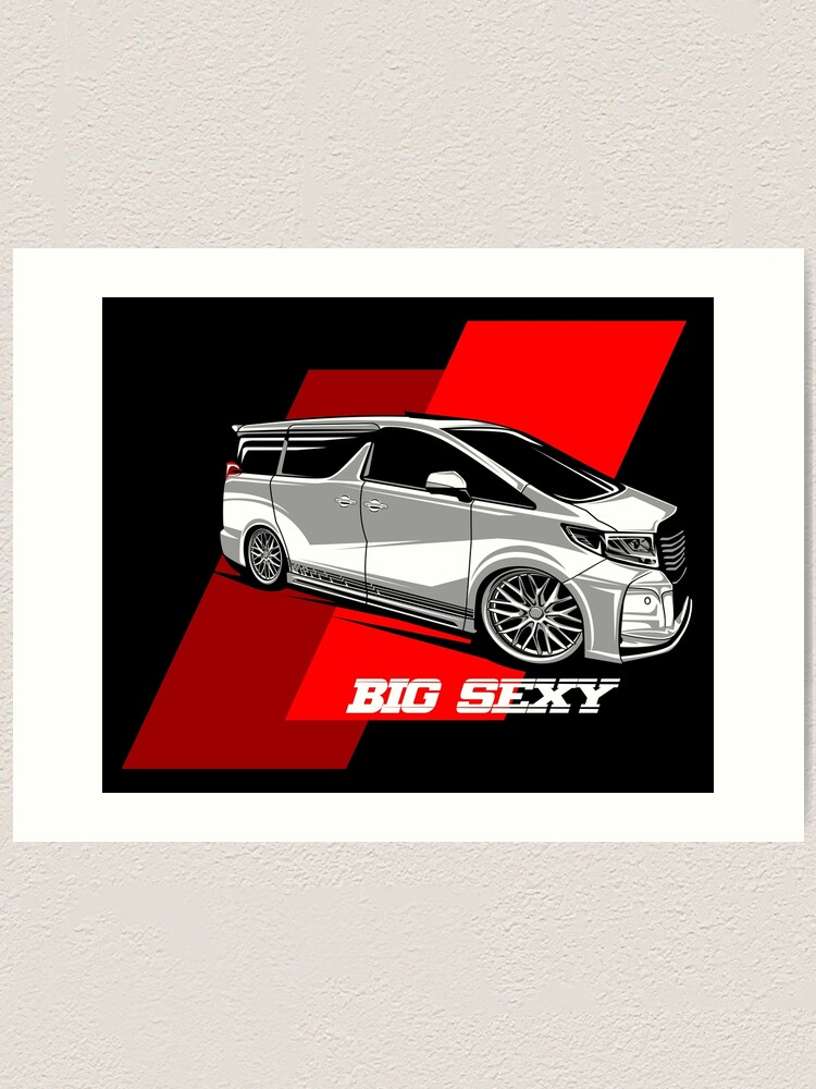 "Toyota Alphard" Art Print by igenidz | Redbubble