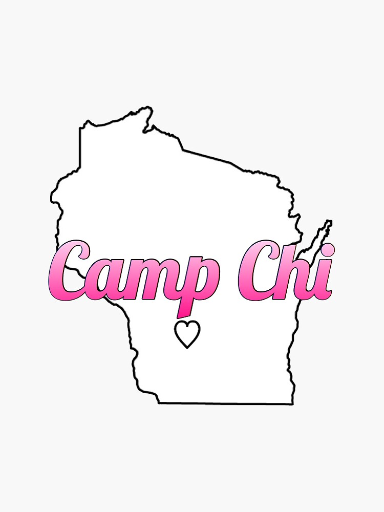 "Camp Chi Location" Sticker for Sale by dddaniwilliams | Redbubble