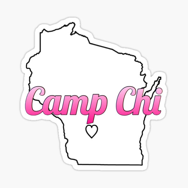 "Camp Chi Location" Sticker for Sale by dddaniwilliams | Redbubble