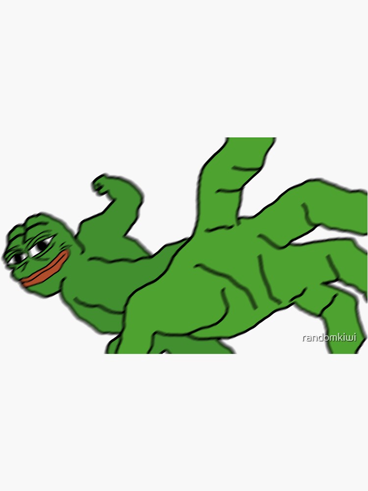 "pepe the frog punch" Sticker for Sale by randomkiwi | Redbubble