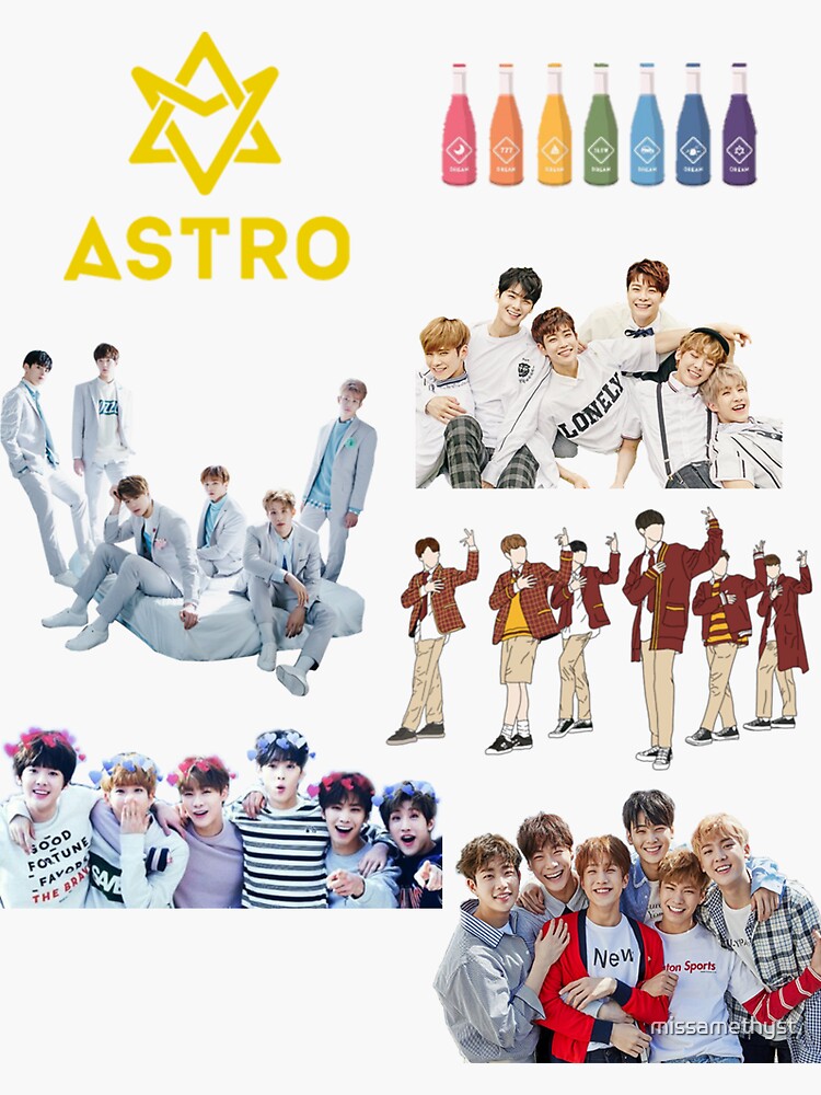 ASTRO STICKER PACK♡" Sticker for Sale by missamethyst | Redbubble