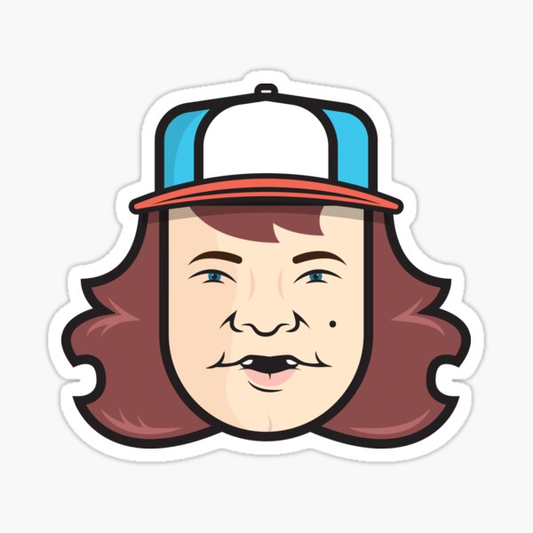 Pegatina «Dustin Stranger Things Sticker» de Lundizie24 | Redbubble