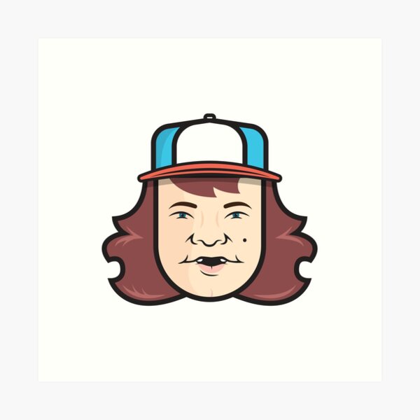 "Dustin Stranger Things Sticker" Art Print by Lundizie24 | Redbubble
