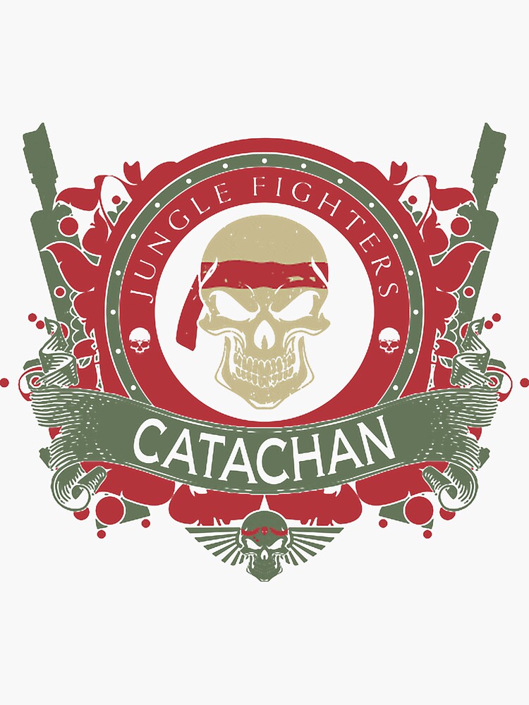 "CATACHAN" Sticker for Sale by EgroegSemaj | Redbubble