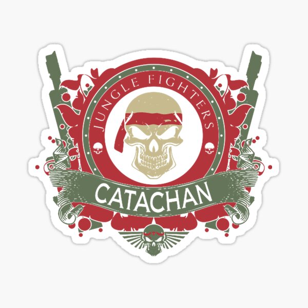 "CATACHAN" Sticker for Sale by EgroegSemaj | Redbubble