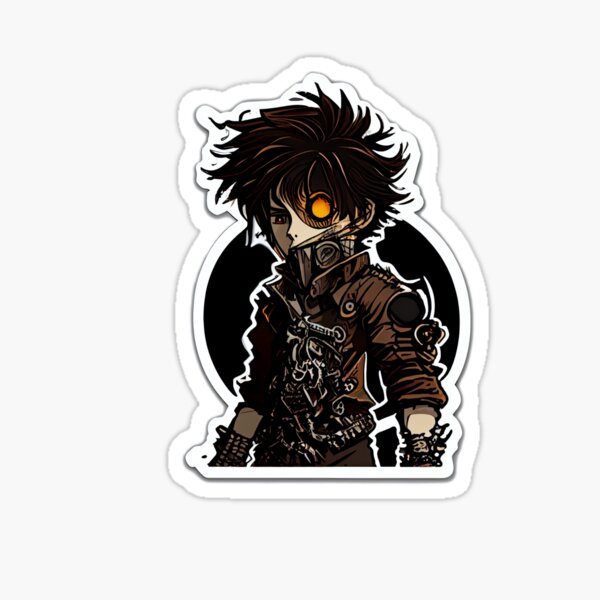 "Death Note inspired character" Sticker for Sale by GO0BER | Redbubble