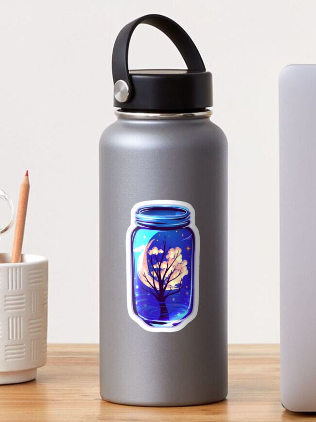 "jar of gratitude" Sticker for Sale by Ric Gilar | Redbubble