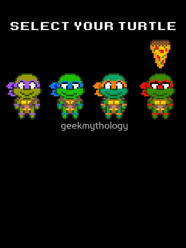 Impression photo « Sélectionnez votre tortue (Raphael) - TMNT Pixel Art ...