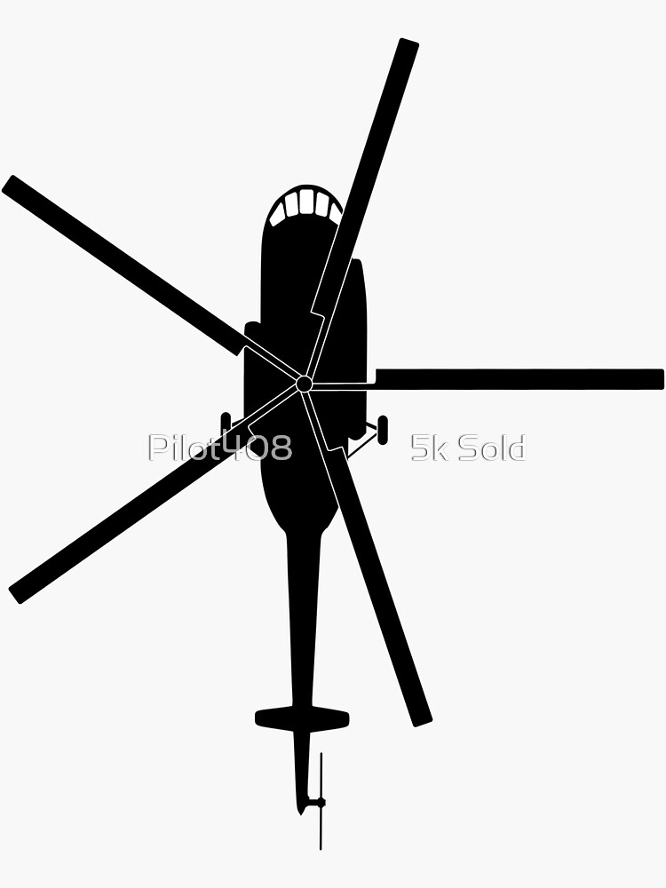 "Mil Mi-17 Helicopter Flying Over a Mountain Range" Sticker for Sale by ...