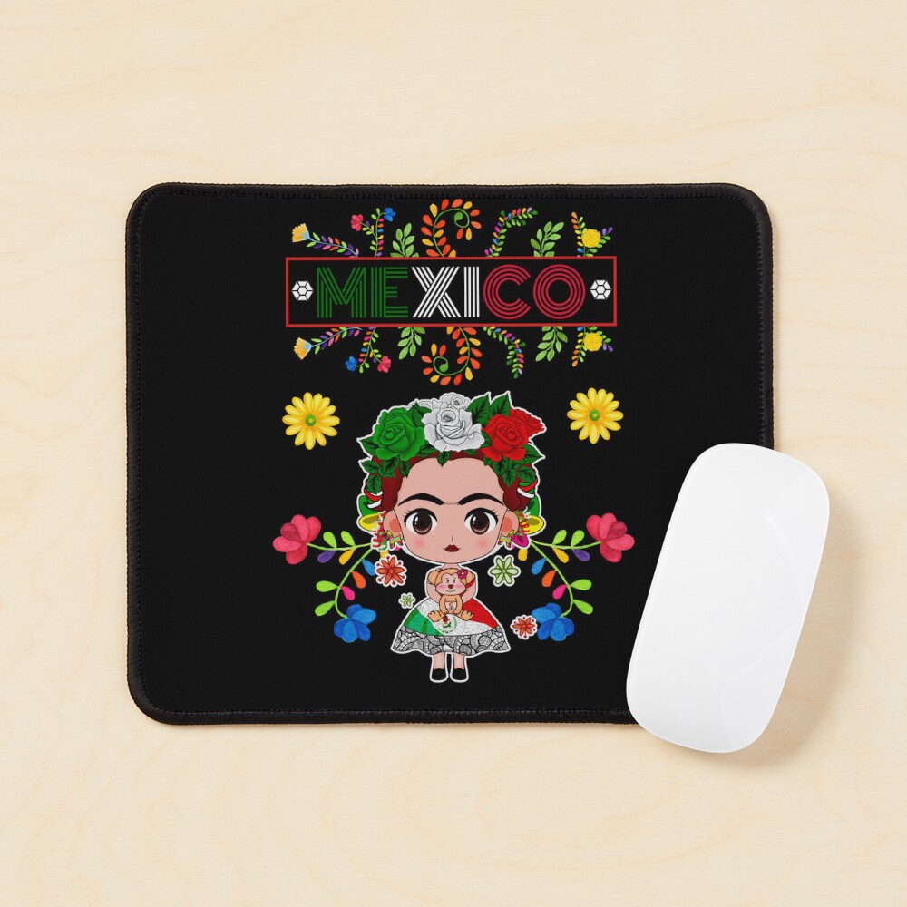 "Frida Kahlo Cute Frida Kahlo T-shirt Mexican Art flowers" Sticker for ...