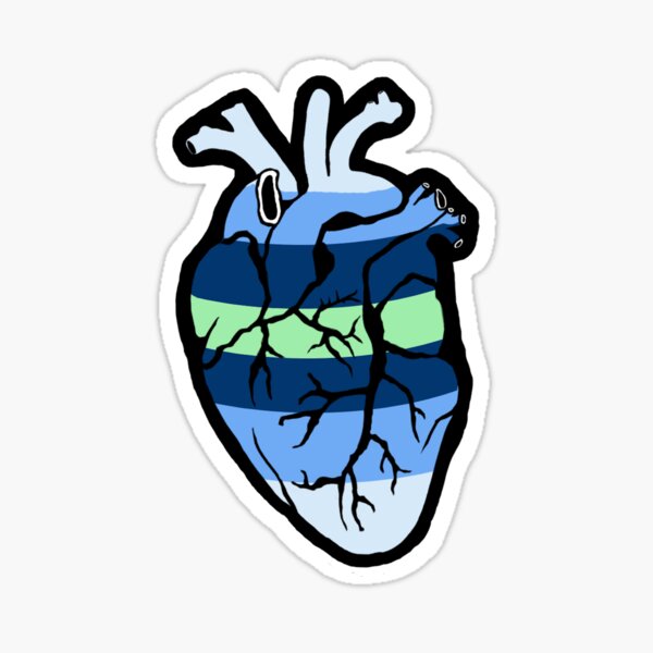 "Boyflux Heart" Sticker for Sale by CClusters | Redbubble