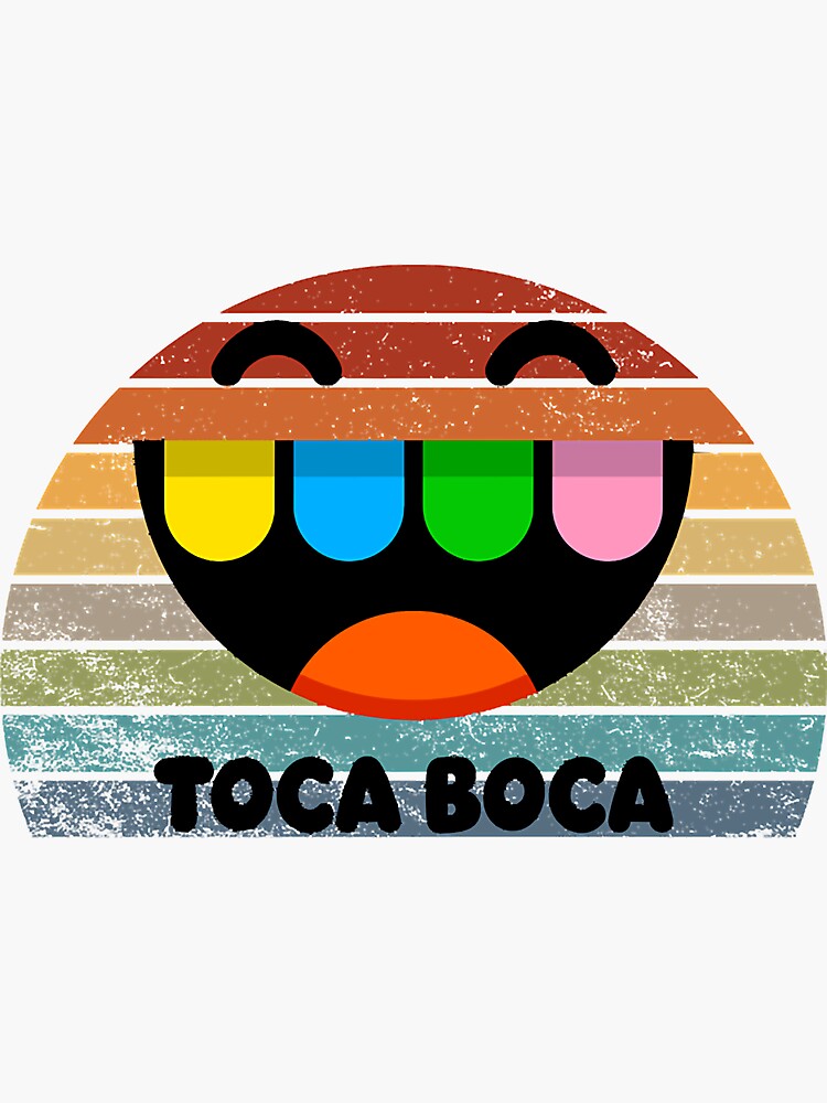"toca boca " Sticker for Sale by GeminiMoonArtLT | Redbubble