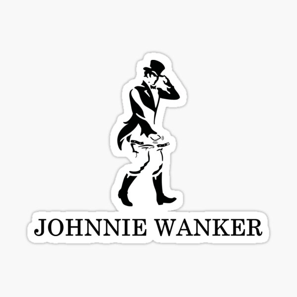 "Johnnie Wanker" Sticker by The-Rodriguez | Redbubble