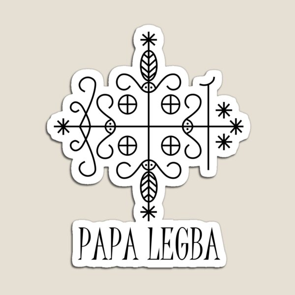 "Papa Legba Symbol" Magnet for Sale by Alexandhros | Redbubble