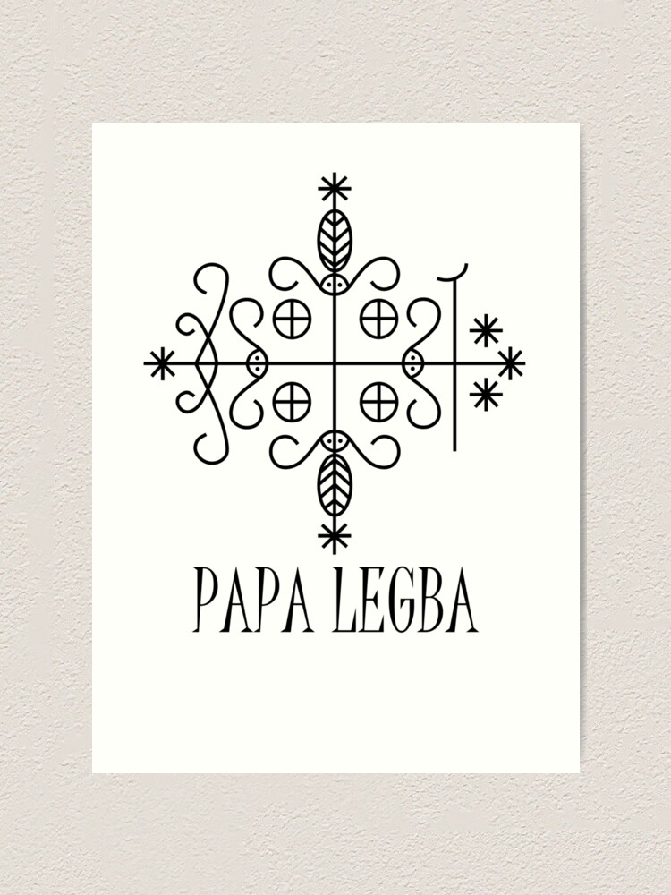 "Papa Legba Symbol" Art Print by Alexandhros | Redbubble