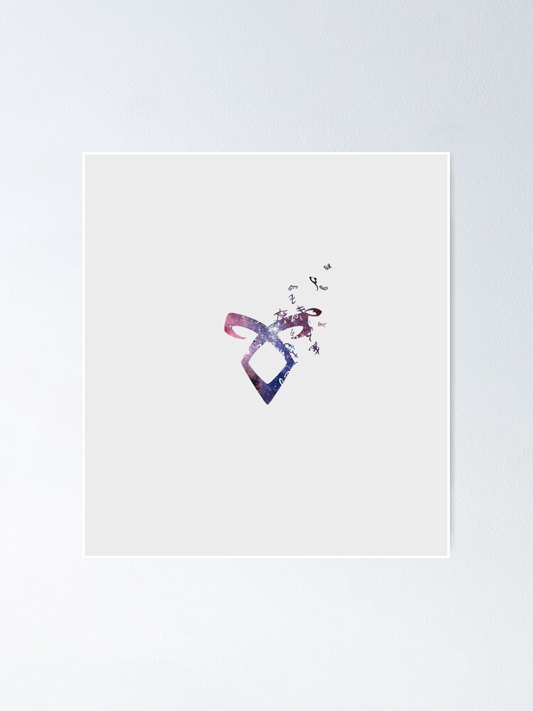 "Shadowhunters rune - galaxy runes" Poster by Vane22april | Redbubble