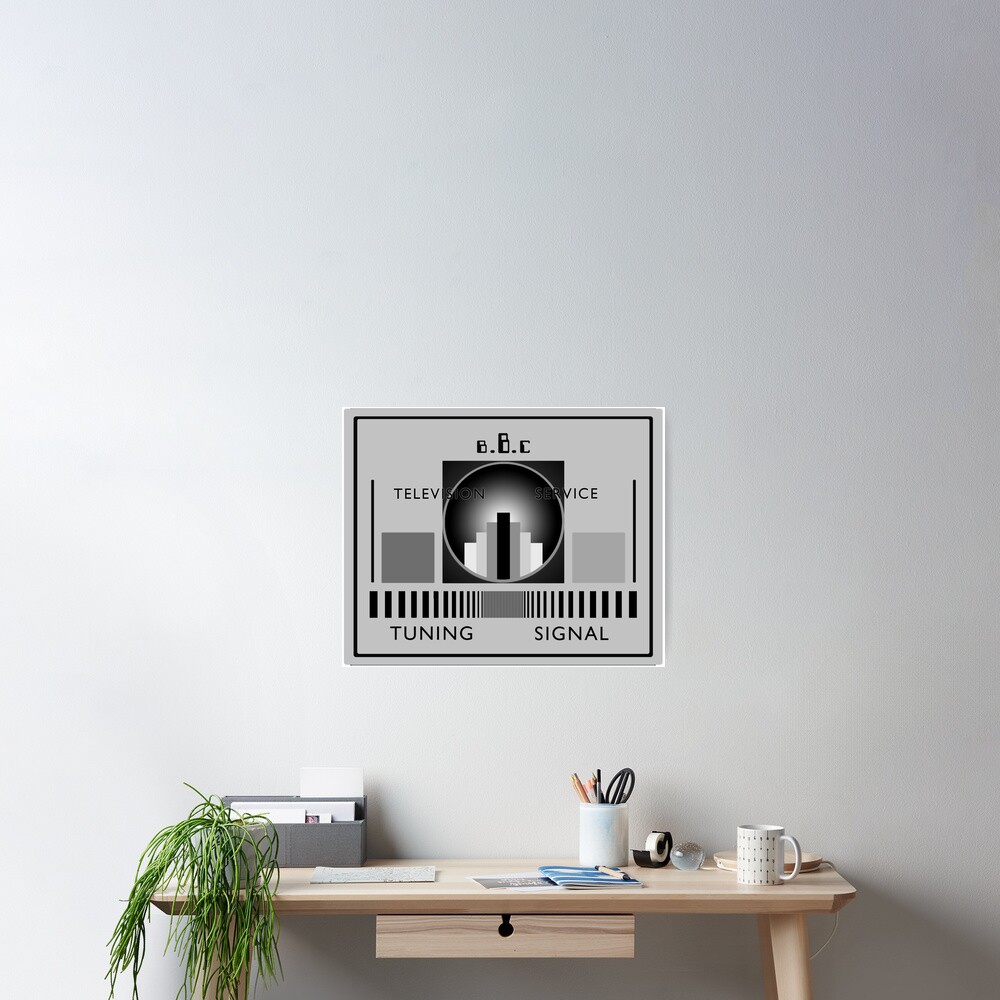 "BBC Test Card" Poster for Sale by romeobravado | Redbubble