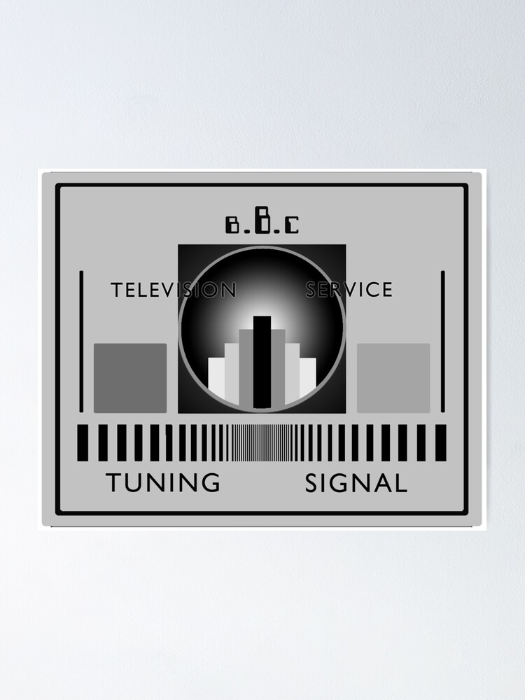 "BBC Test Card" Poster for Sale by romeobravado | Redbubble