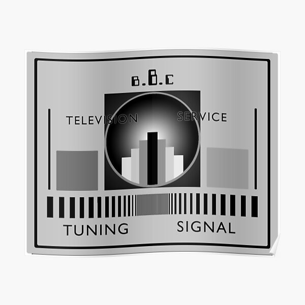 "BBC Test Card" Poster for Sale by romeobravado | Redbubble