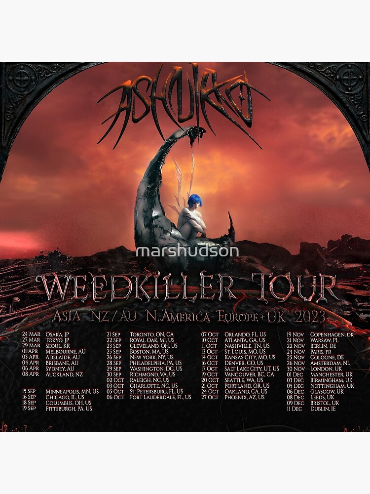 "Ashnikko the demidevil tour 2021 sevenashn" Poster for Sale by ...