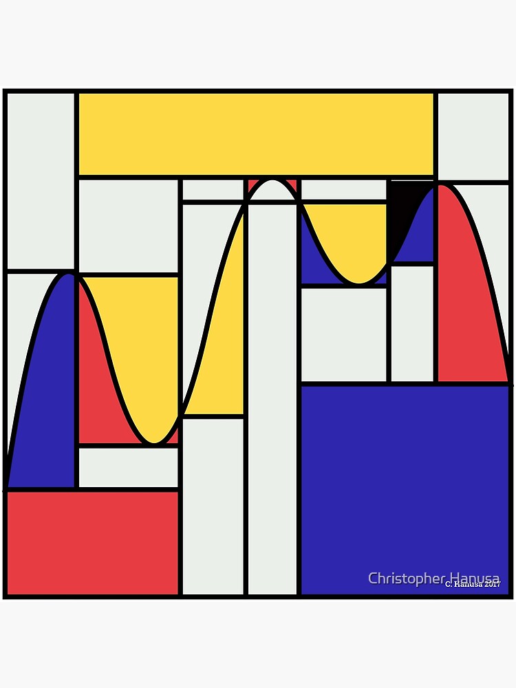 "Riemondrian - Mathematical Art based on the work of Piet Mondrian" Art ...