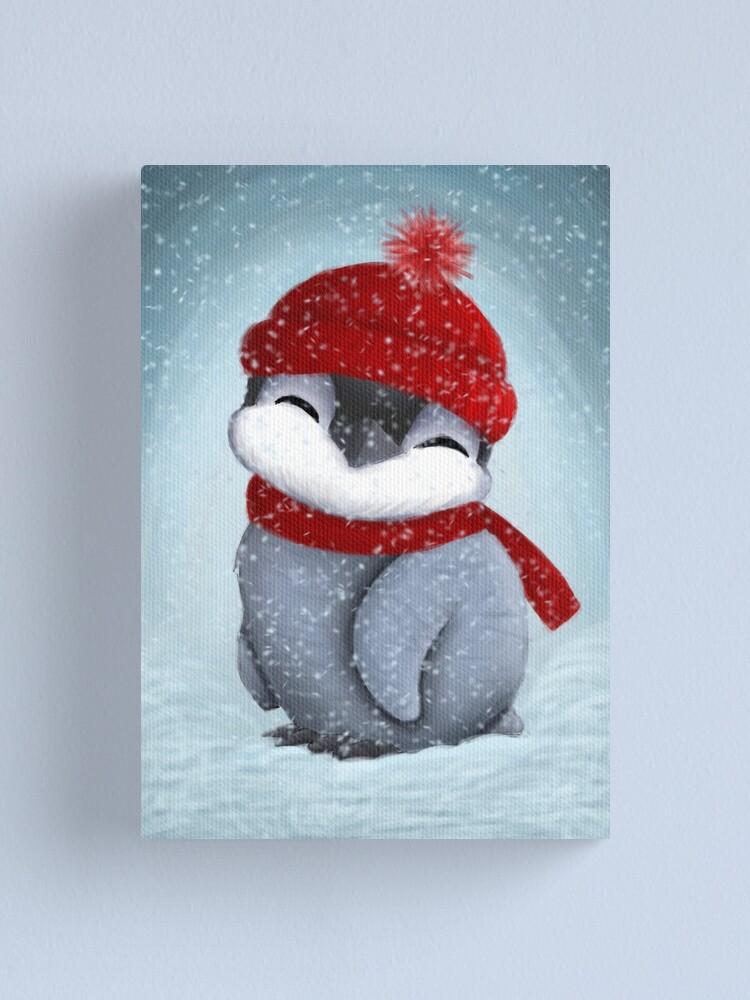 Impression sur toile « Pingouin bébé », par buttsp8jr | Redbubble
