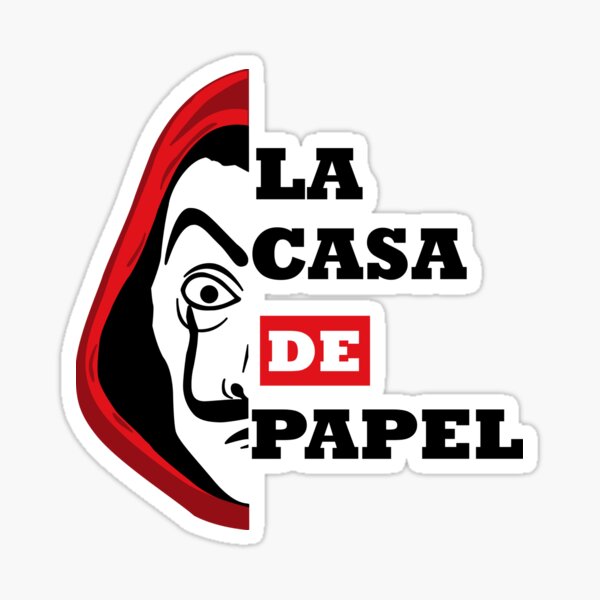 "Money Heist - La Casa De Papel" Sticker for Sale by kidcartoon | Redbubble