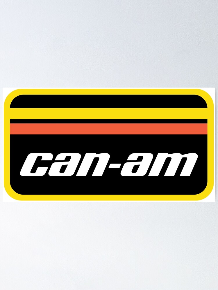 "Can-Am Retro Logo" Poster for Sale by carvdecarv | Redbubble
