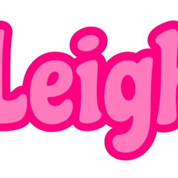 "Leigh" Sticker for Sale by radiantdark | Redbubble