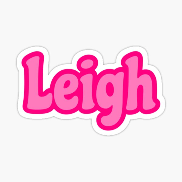 "Leigh" Sticker for Sale by radiantdark | Redbubble