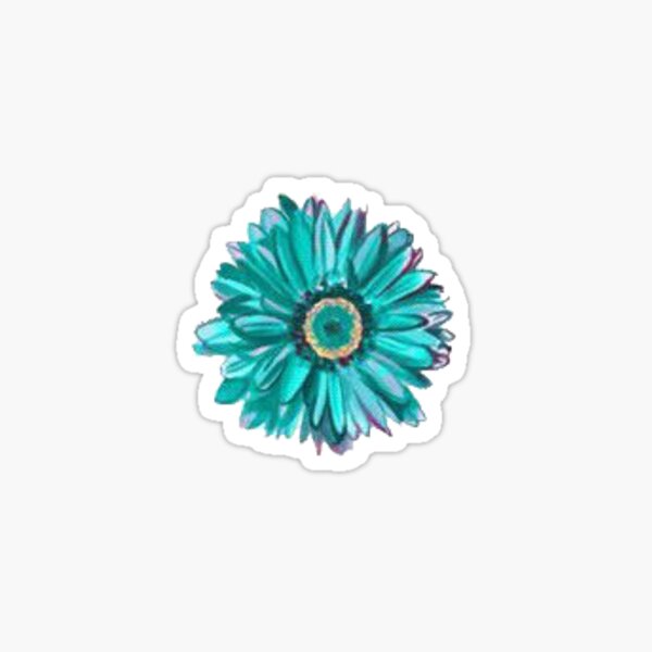 Blue Flower Stickers | Redbubble