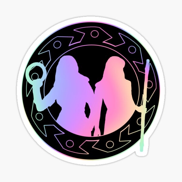 "Xena & Gabrielle Pastel Chakram" Sticker for Sale by CharXena | Redbubble