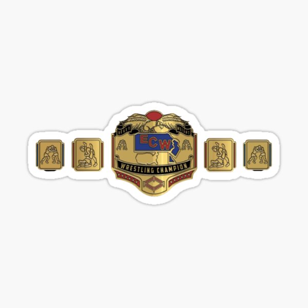 "World Heavyweight Wrestling Championship Belt" Sticker for Sale by ...