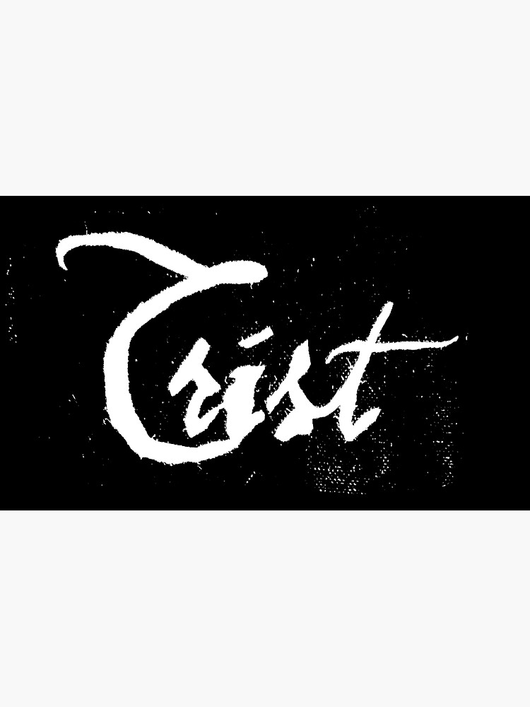 "TRIST distressed black metal logo text" Sticker for Sale by ...