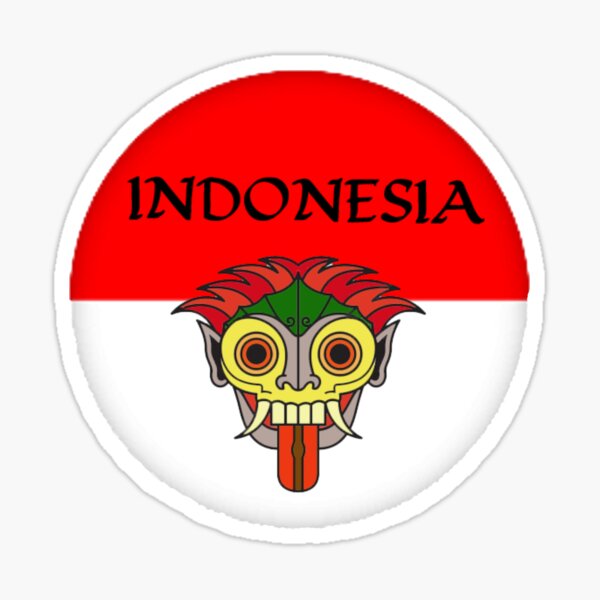 "Indonesia Asia, Gifts & Merchandise" Sticker for Sale by LindaLG ...