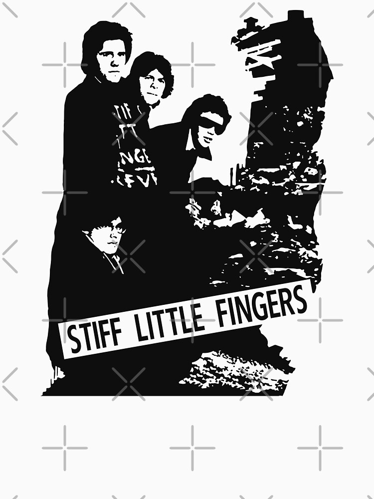 "Stiff Little Fingers" T-shirt for Sale by printation | Redbubble ...
