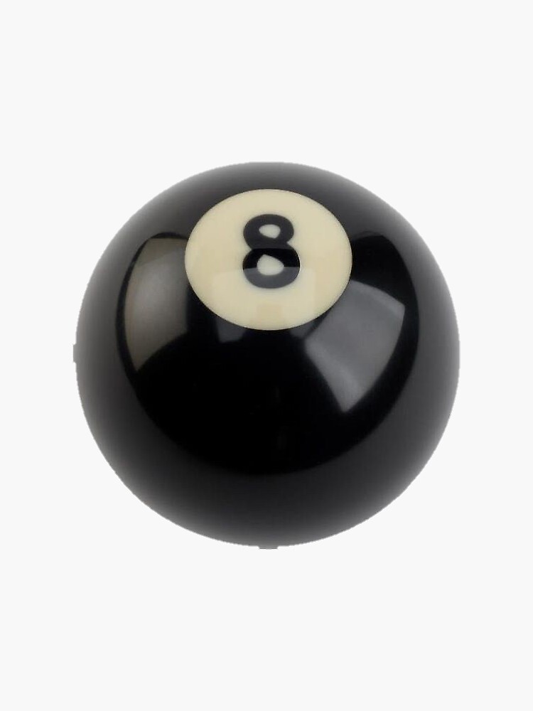 "8 ball" Sticker by ---clara--- | Redbubble