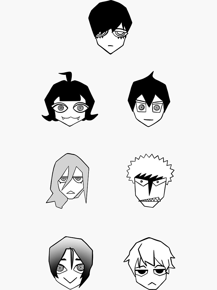 "bllk character icons" Sticker for Sale by ammiiys | Redbubble