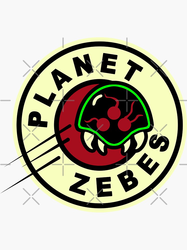 "Planet Zebes" Sticker for Sale by CCCDesign | Redbubble
