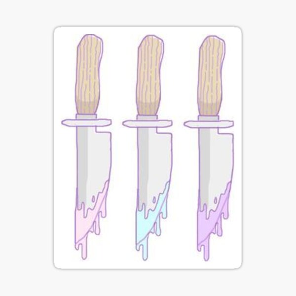Pastel Knives Stickers | Redbubble