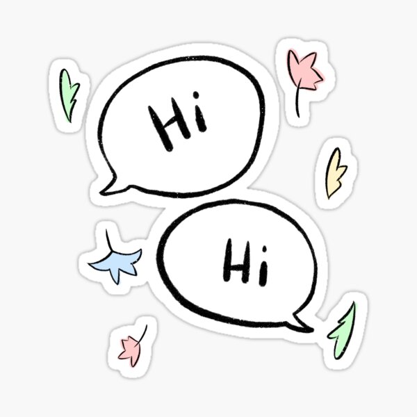 "Heartstopper - Hi!" Sticker for Sale by fantasylife | Redbubble