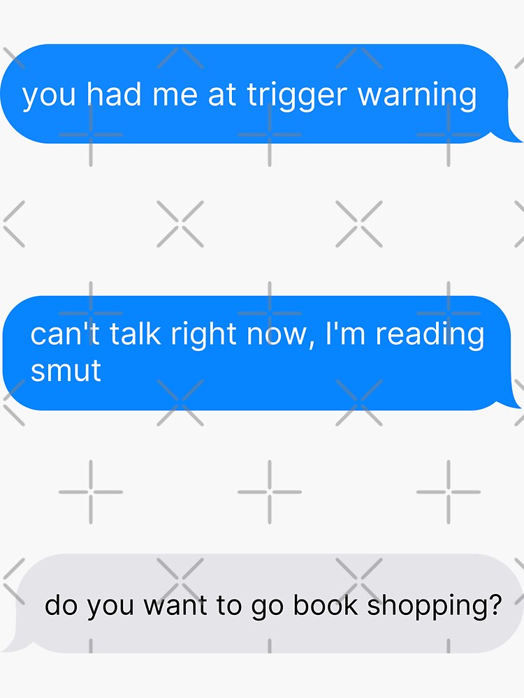 "reading bubble message pack - you had me at trigger warning | cant ...