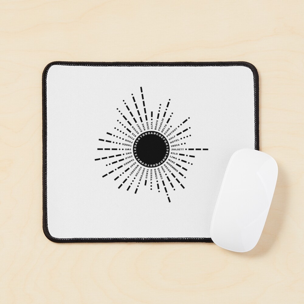 "Morse Code NATO Military Phonetic Alphabet" Sticker for Sale by ...