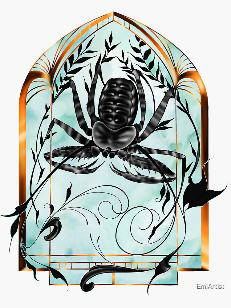 "Filigree Whip" Sticker for Sale by EmiArtist | Redbubble