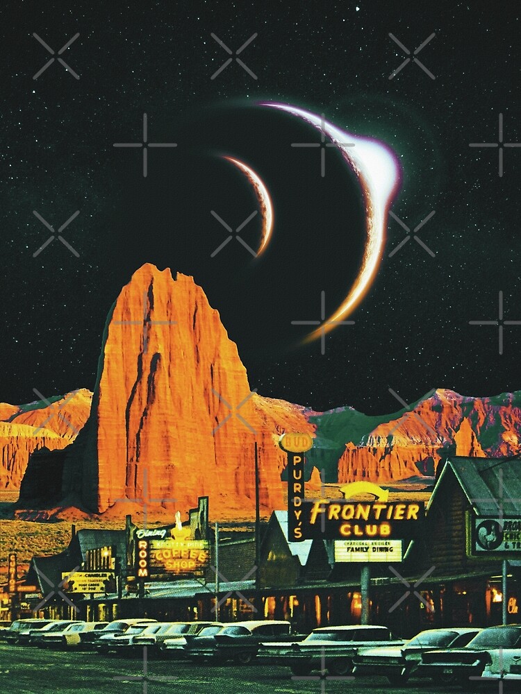 "Frontier Club - Retro Futurism, Sci Fi Aesthetic, Space Collage" Art ...